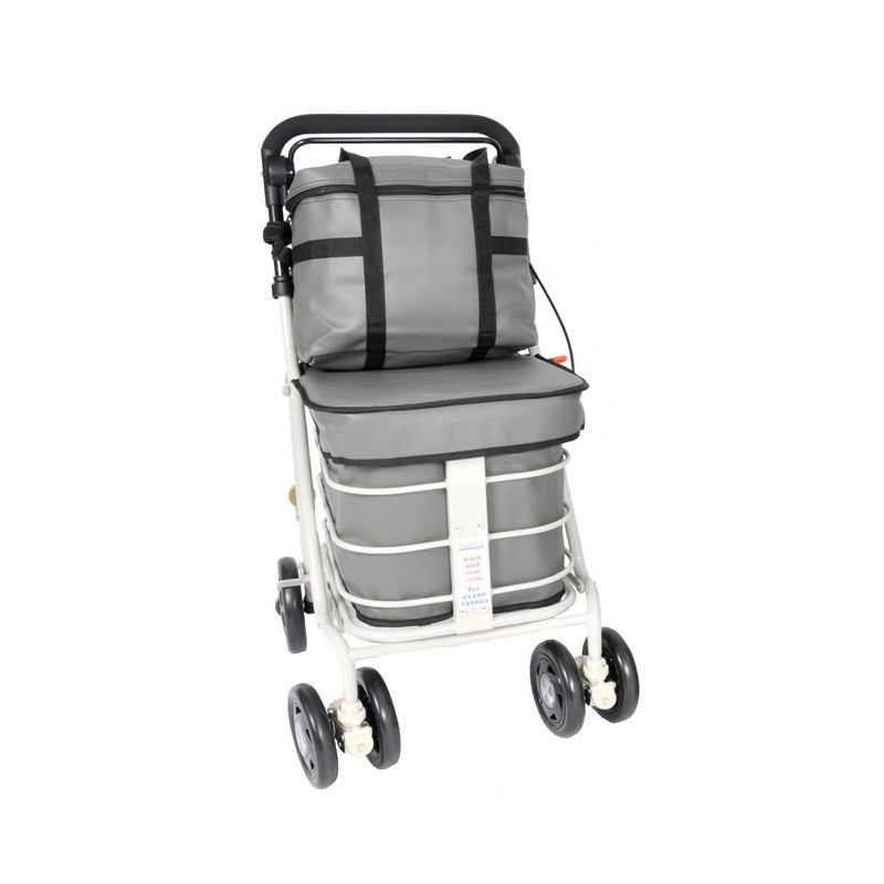 The Seated Shopping / Walker Trolley - Grey