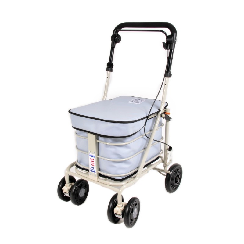 NEW Seated Shopping / Walker Trolley - Sky Blue