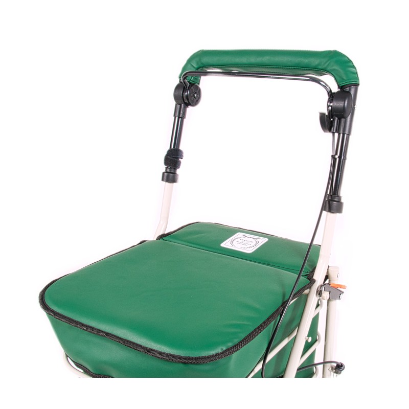 2025 NEW Seated Shopping / Walker Trolley - Forest Green BLACK EDITION