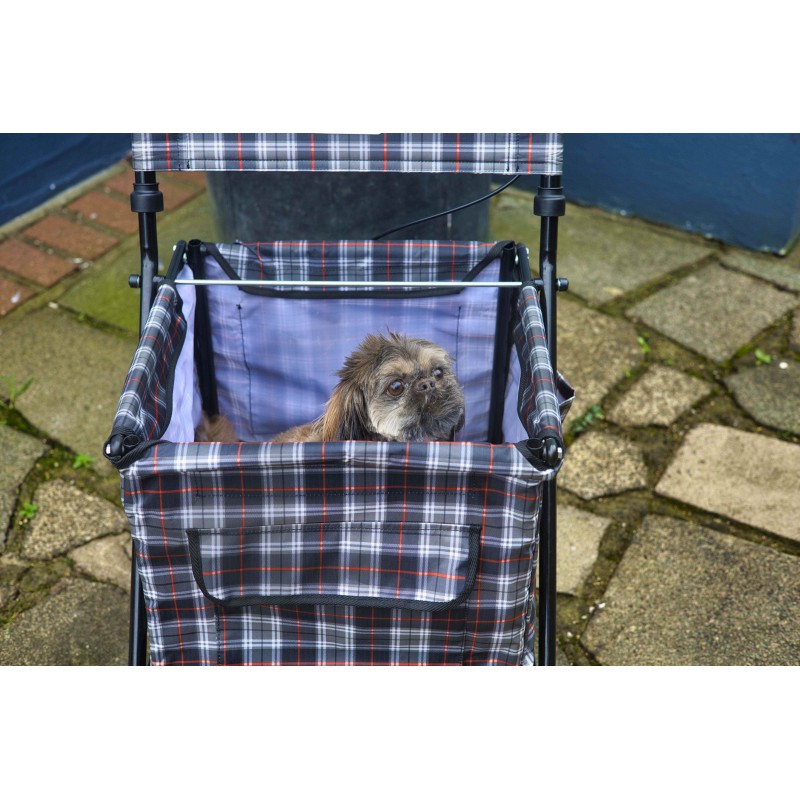 NEW - Lightweight Walk, Rest & Shop 3 in 1 Trolley - Blue